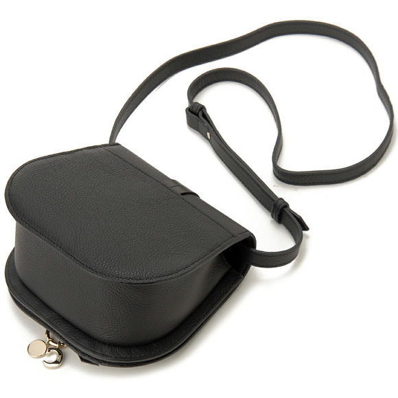 Chloe | Bags | Chloe Leather Shoulder Alphabet Black Bag | Poshmark